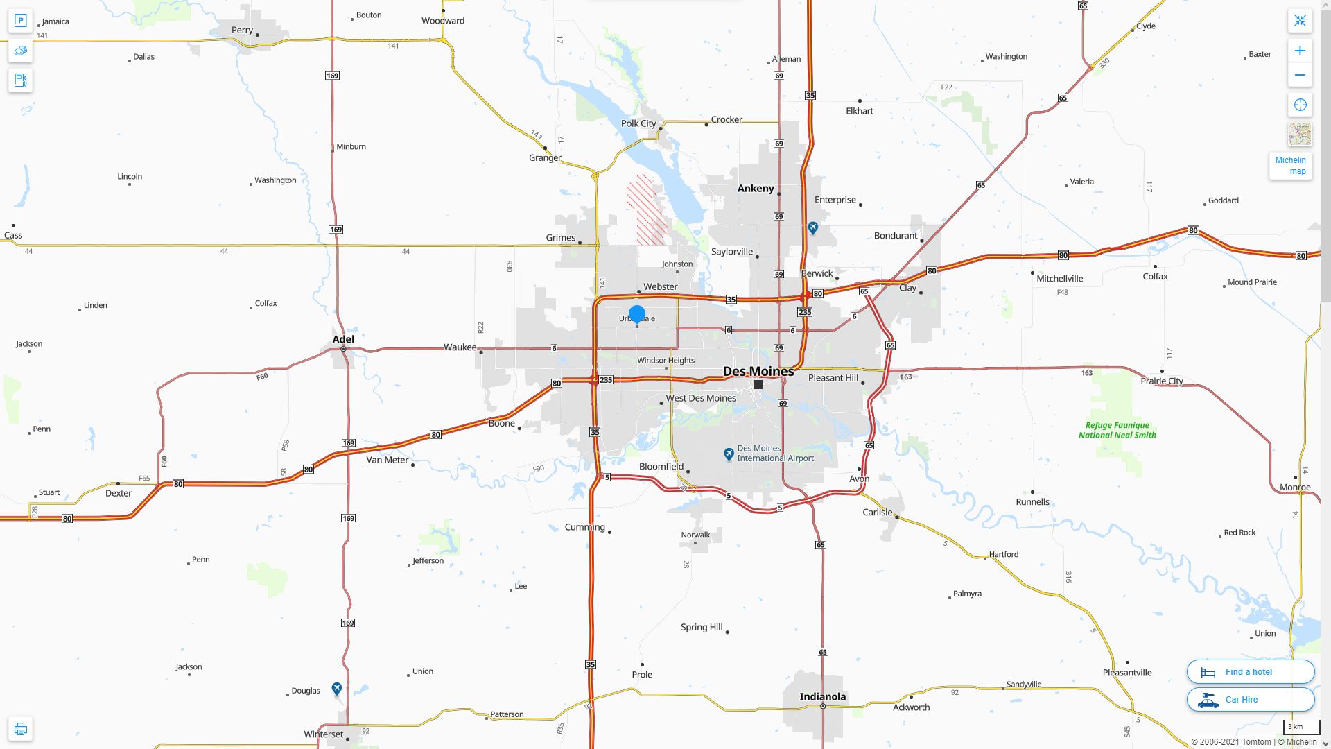 Urbandale iowa Map - United States