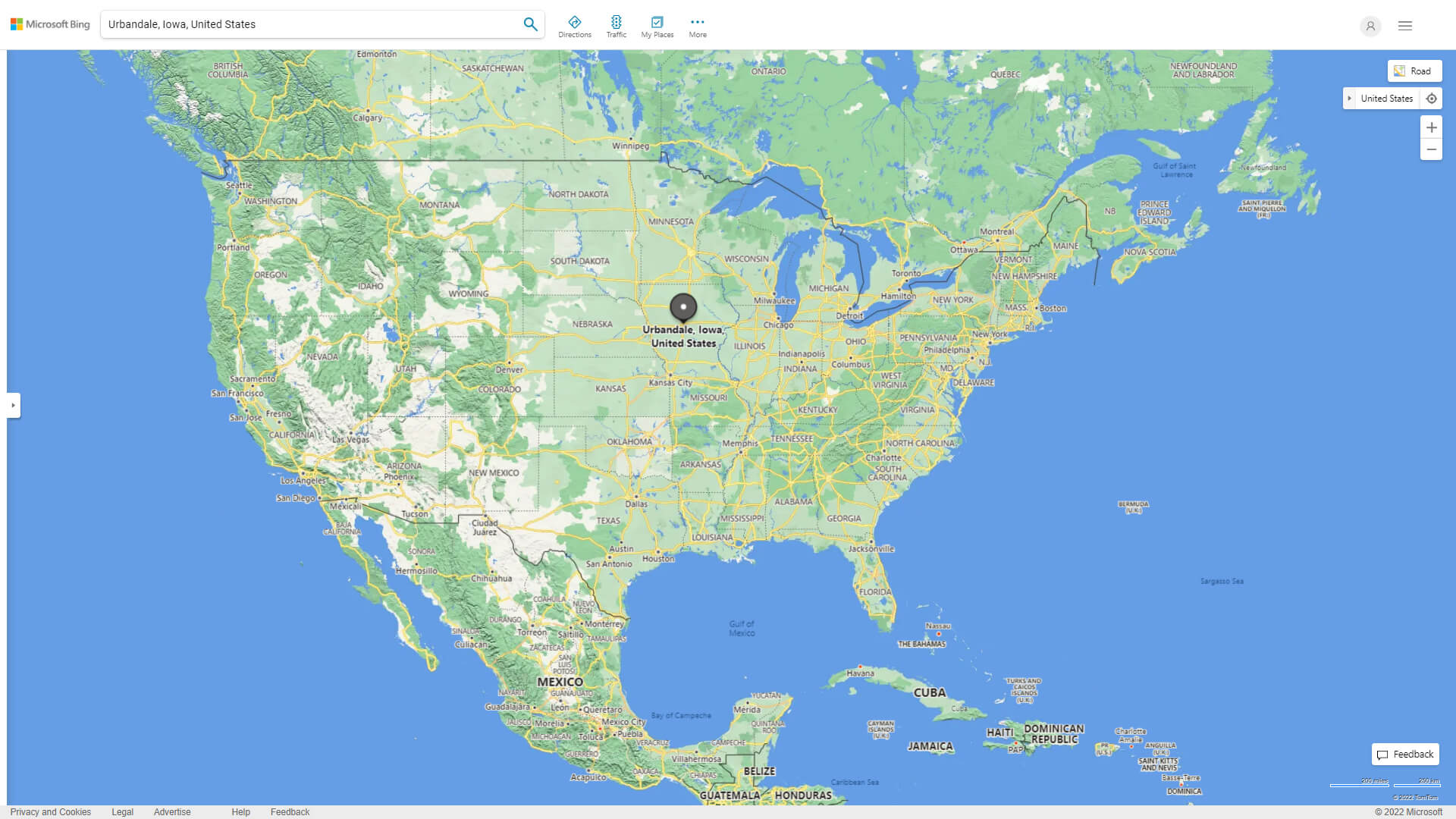 Urbandale iowa Map - United States