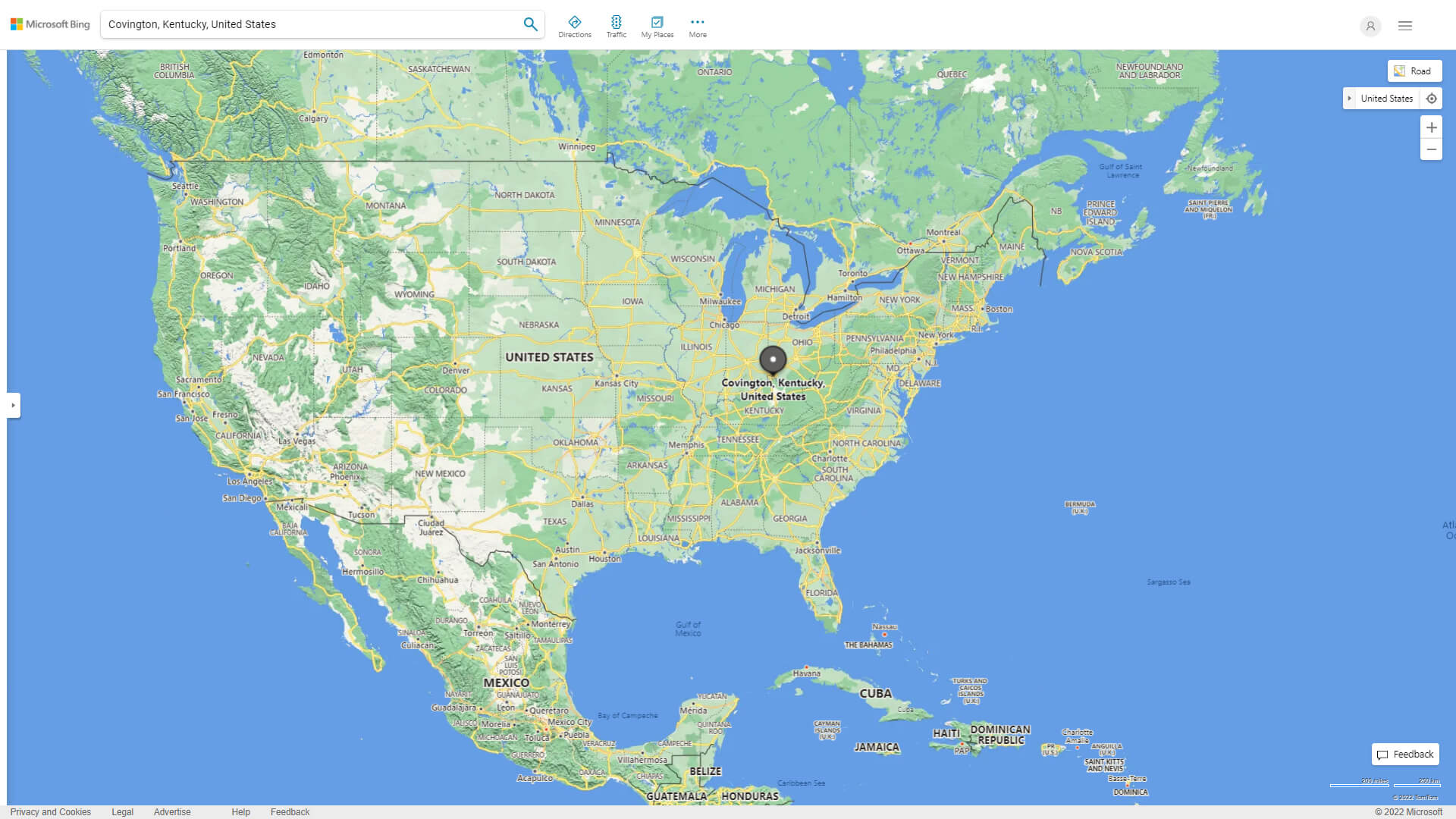 Covington Kentucky Map - United States