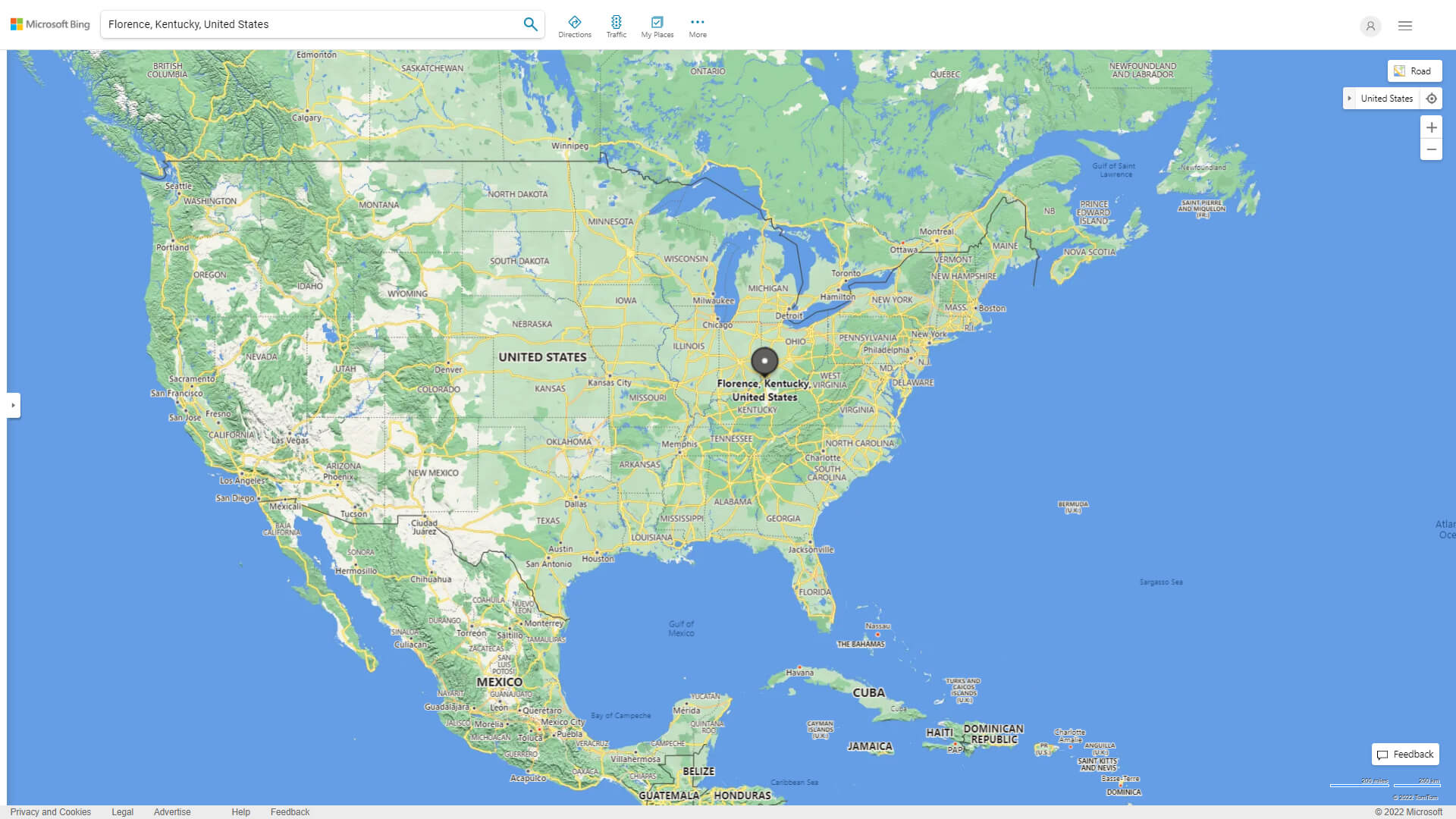 Florence, Kentucky Map