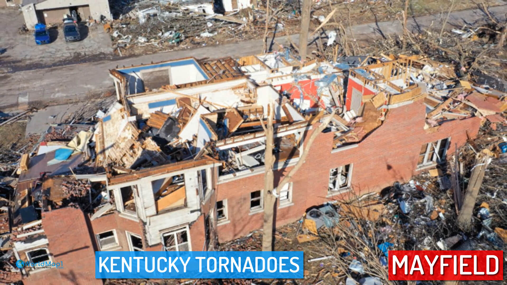 Deadly Kentucky Tornadoes Significant Damage Mayfield