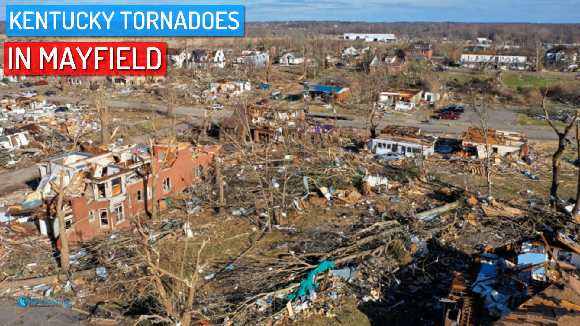 Deadly Kentucky Tornadoes Significant Damage Mayfield