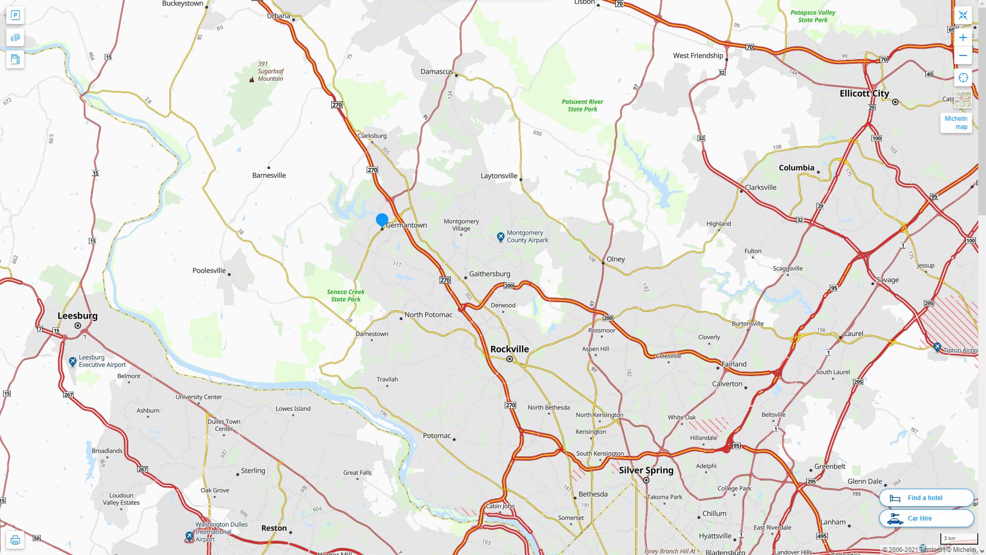 Germantown Maryland Map - United States