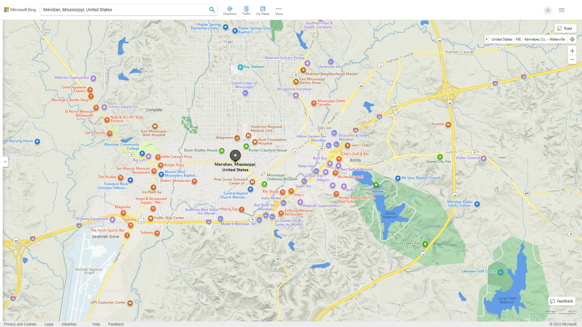 Madison, Mississippi Map