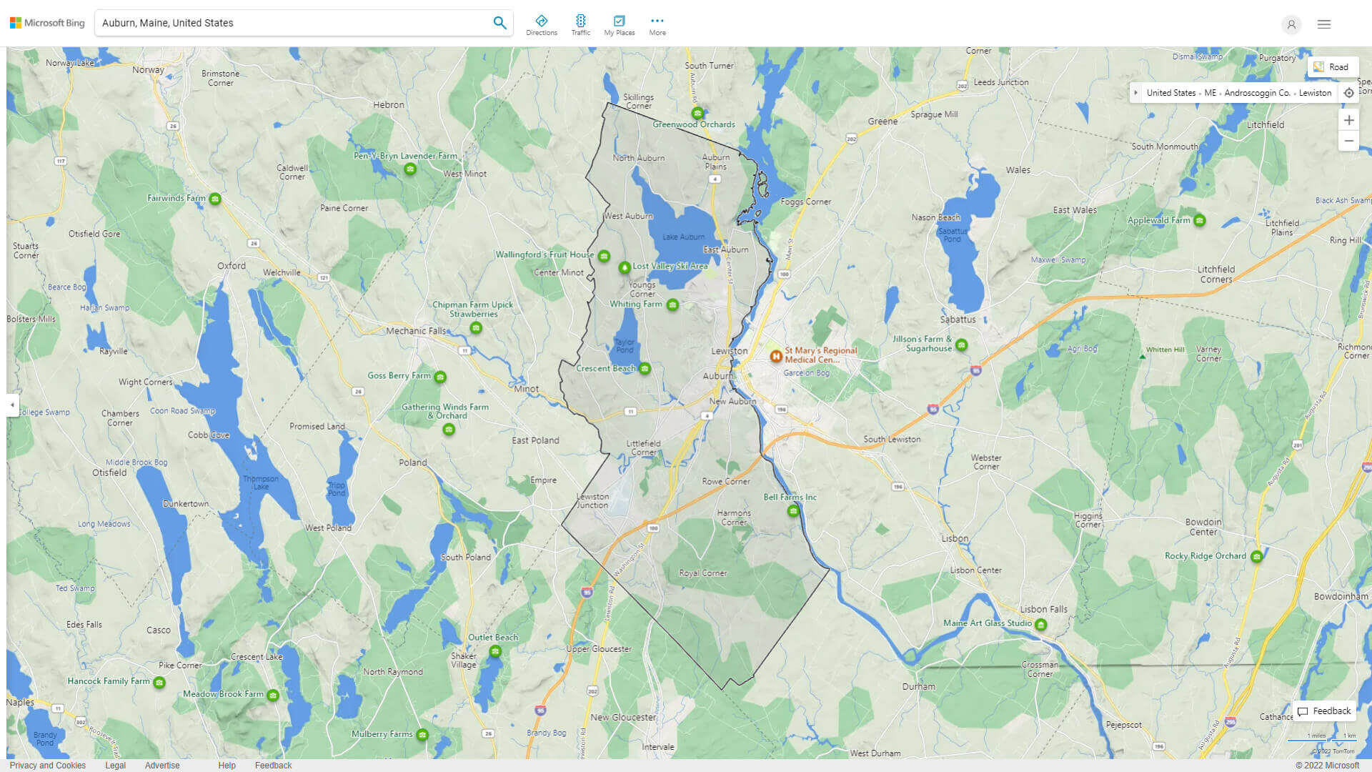 Meridian, Mississippi Map