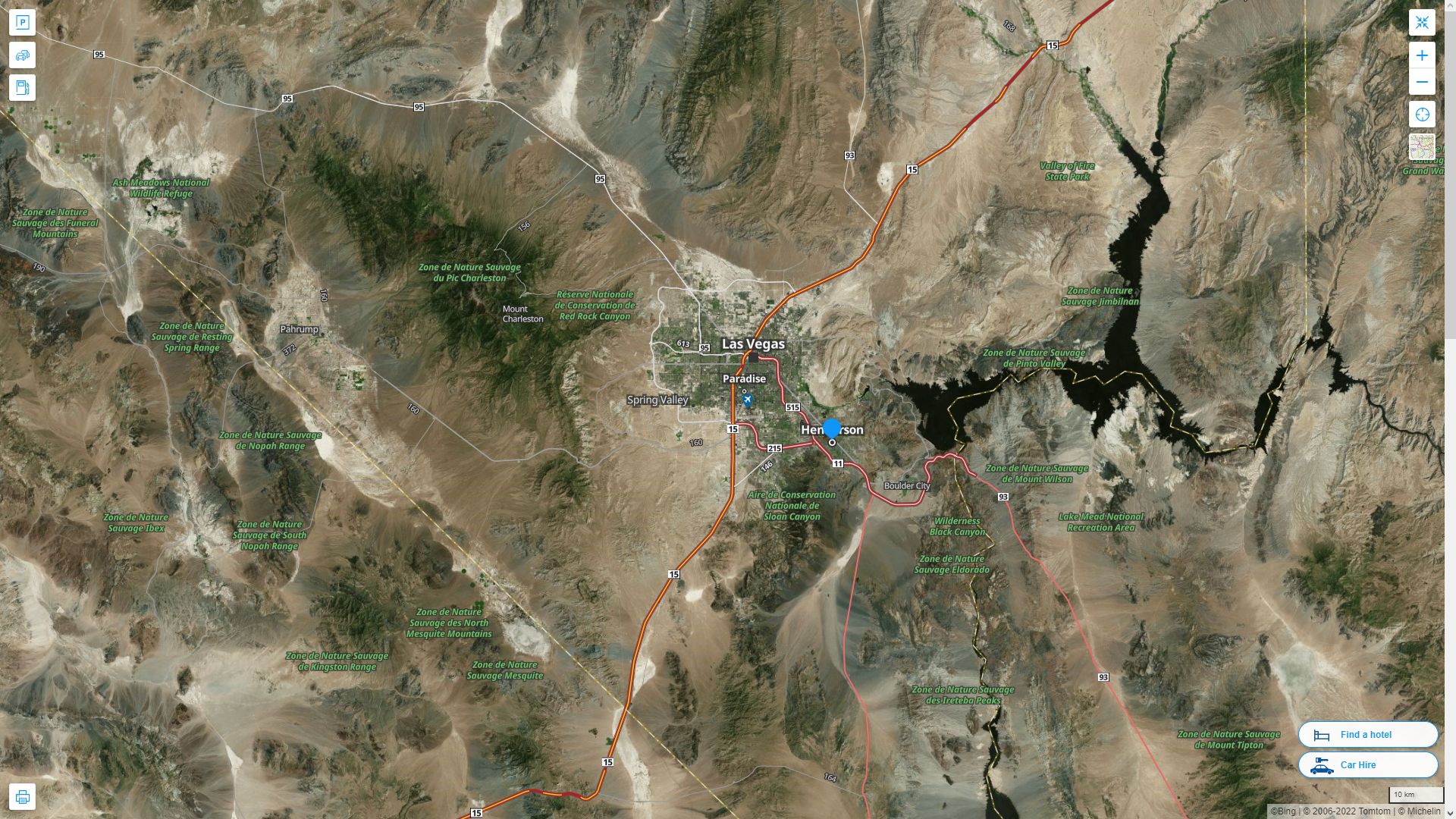 Henderson, Nevada Map