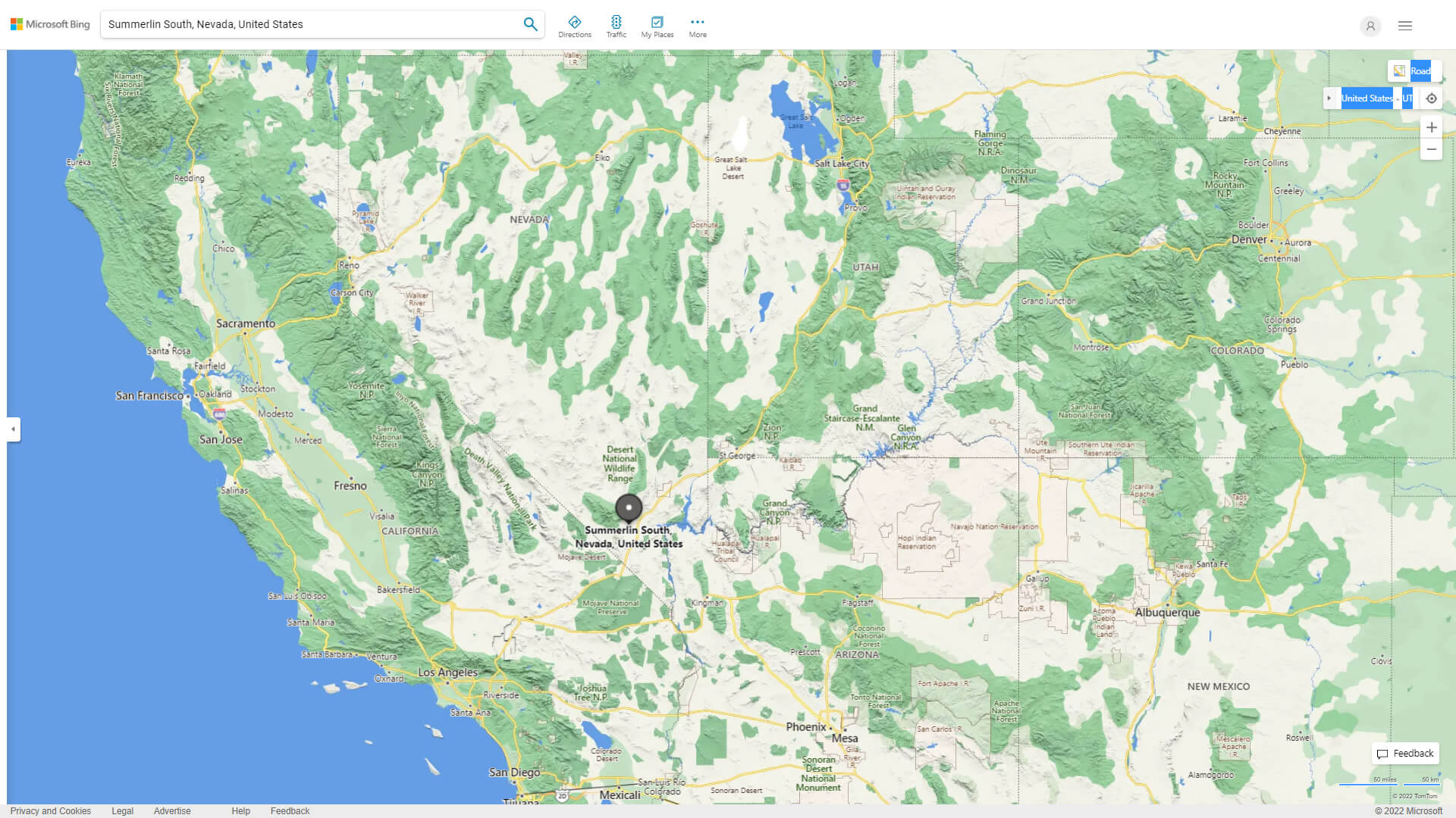 Summerlin South, Nevada Map
