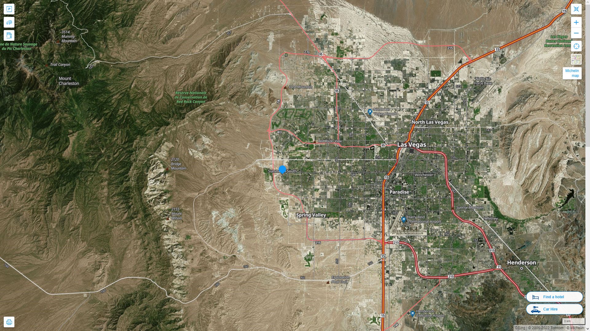 Summerlin South, Nevada Map