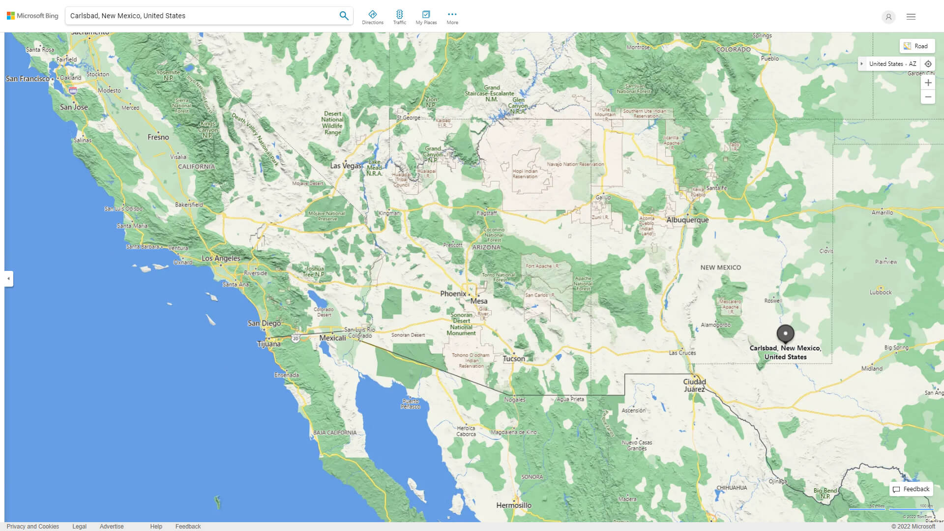 Carlsbad New Mexico Map - United States