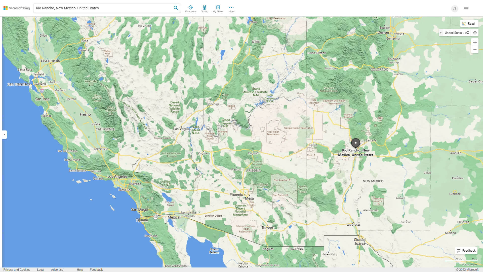 Rio Rancho, New Mexico Map