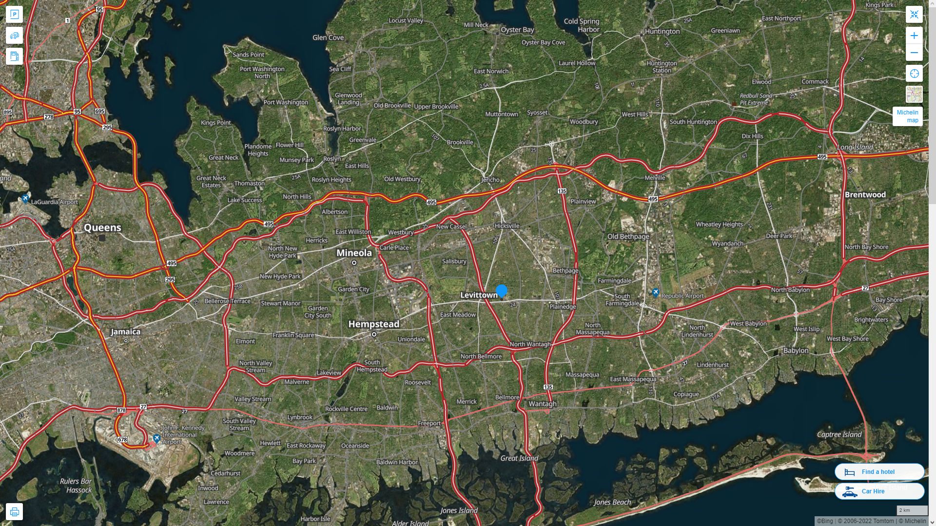 Levittown, New York Map