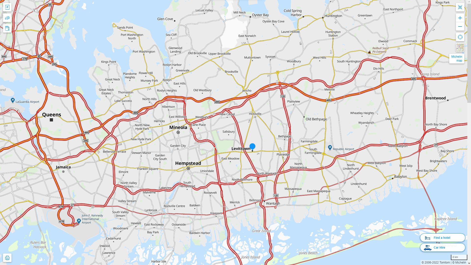 Levittown, New York Map