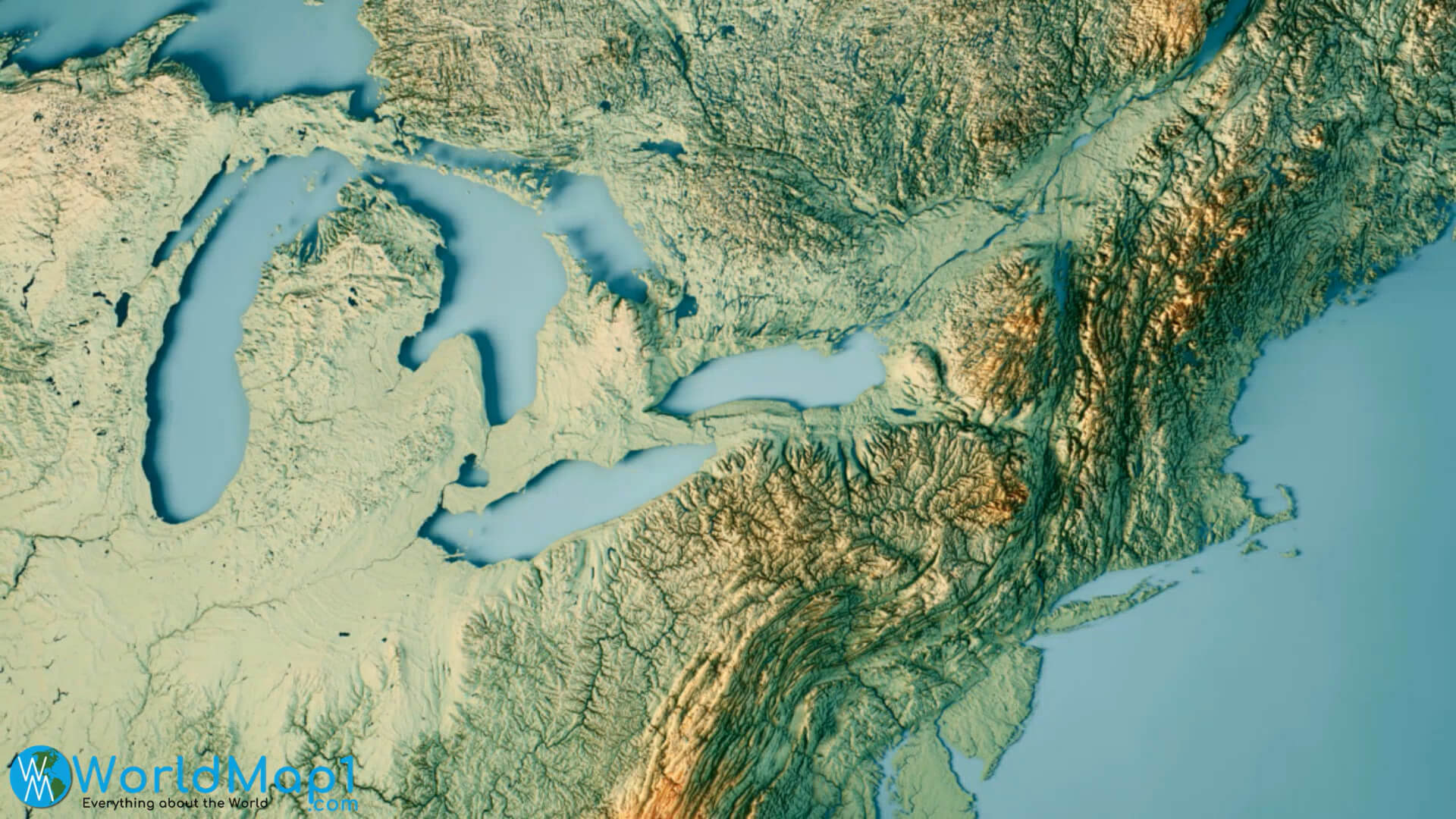 Where is Located New York in the US and Cities Map of New Yo