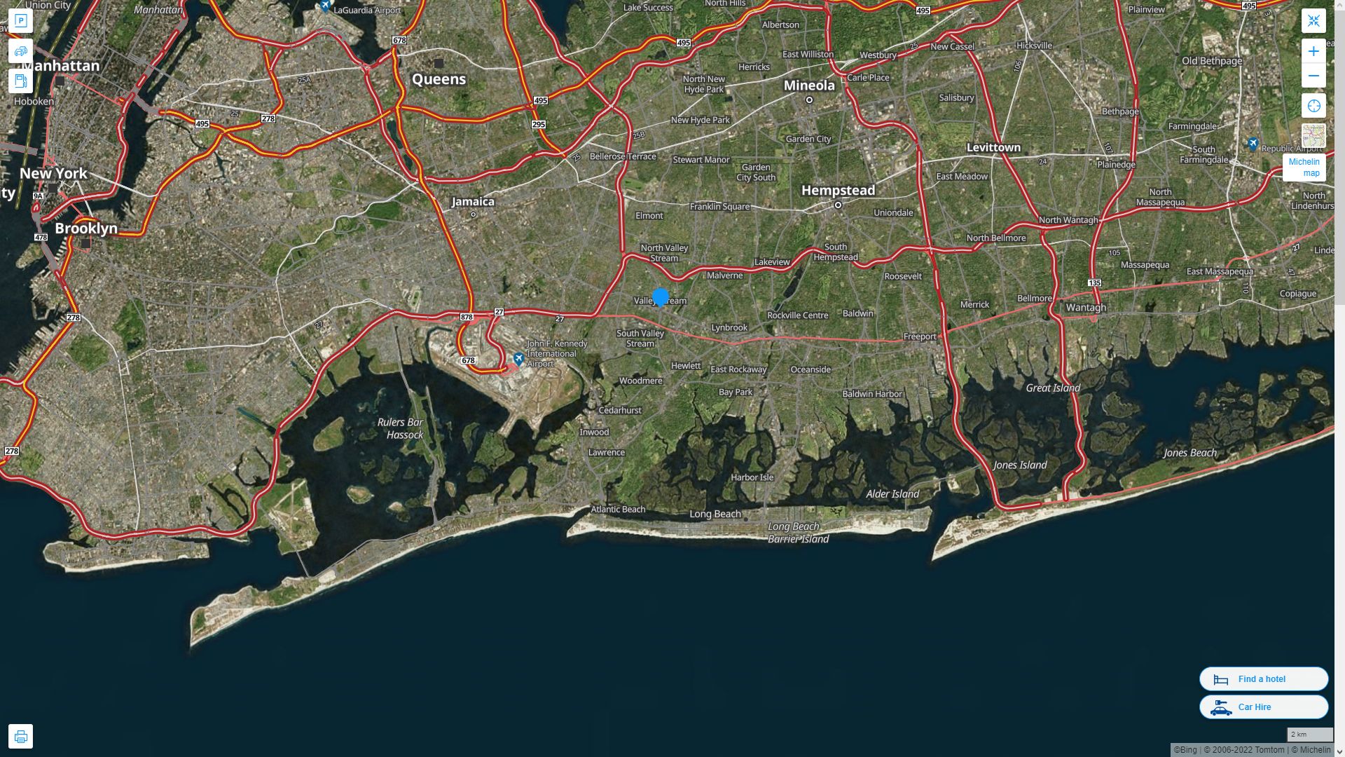 Valley Stream, New York Map