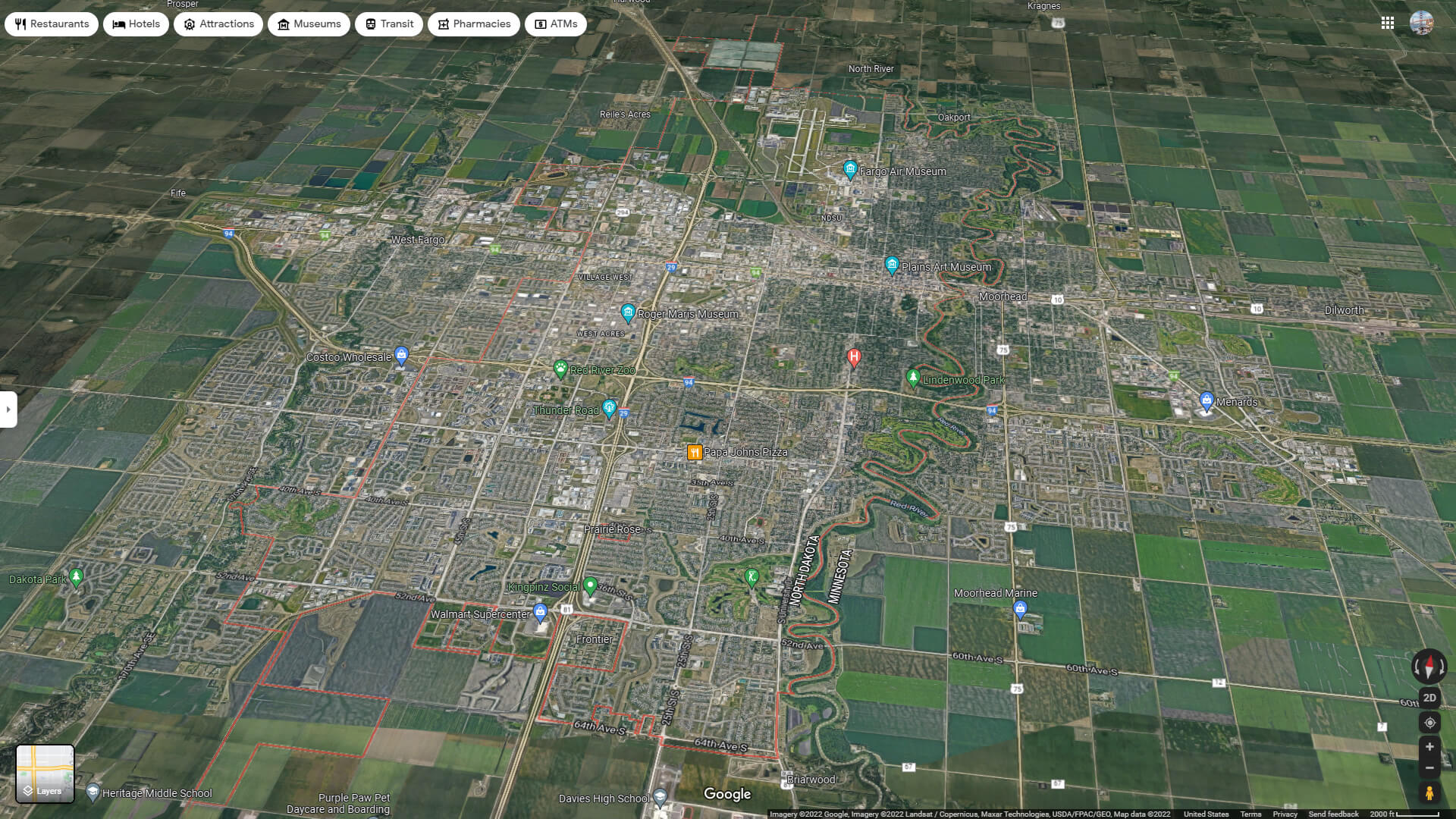 Fargo North Dakota Map - United States