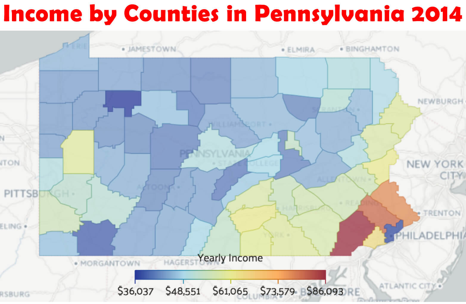 Pennsylvania Election Map