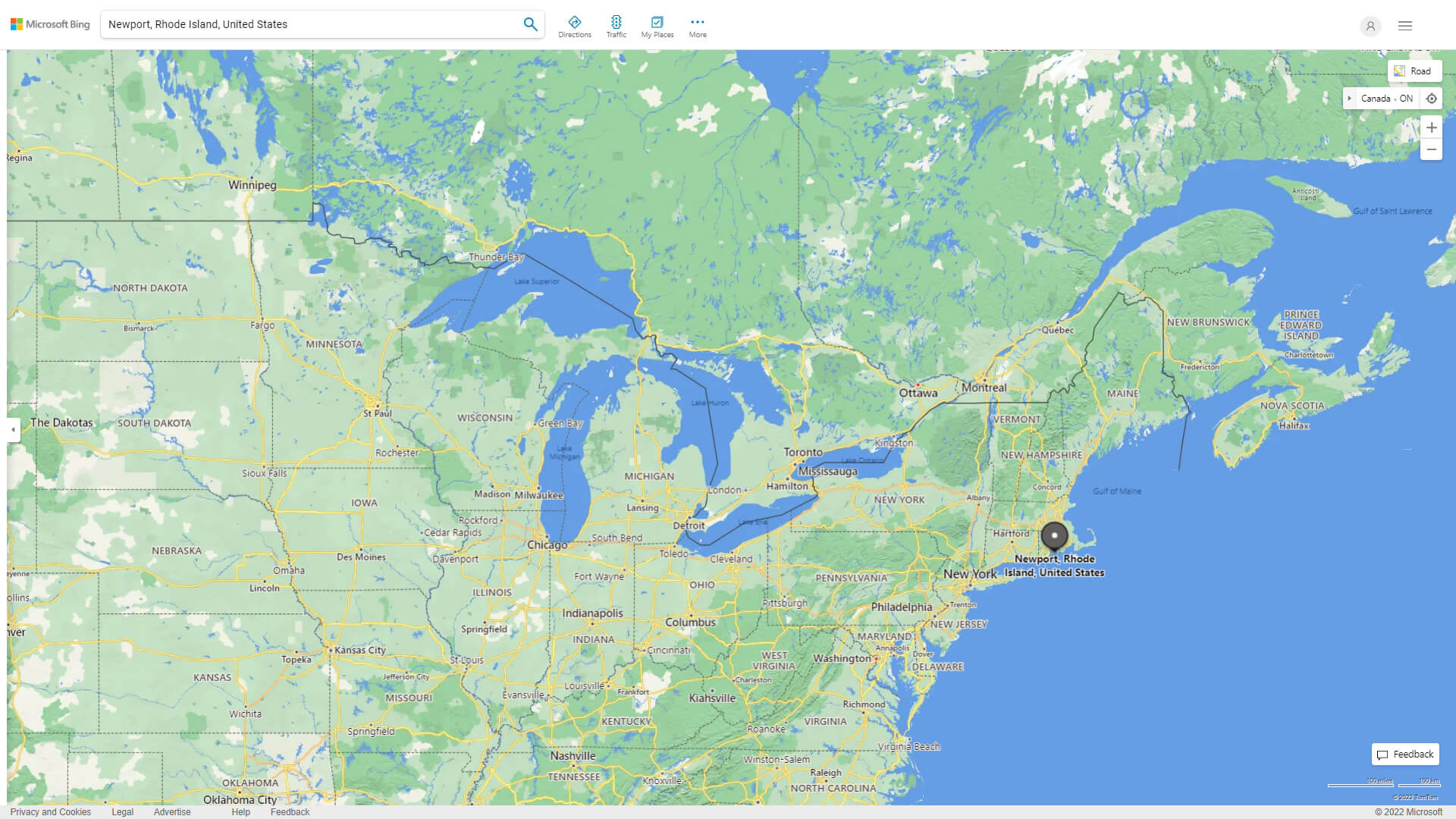 Newport Rhode Island Map - United States