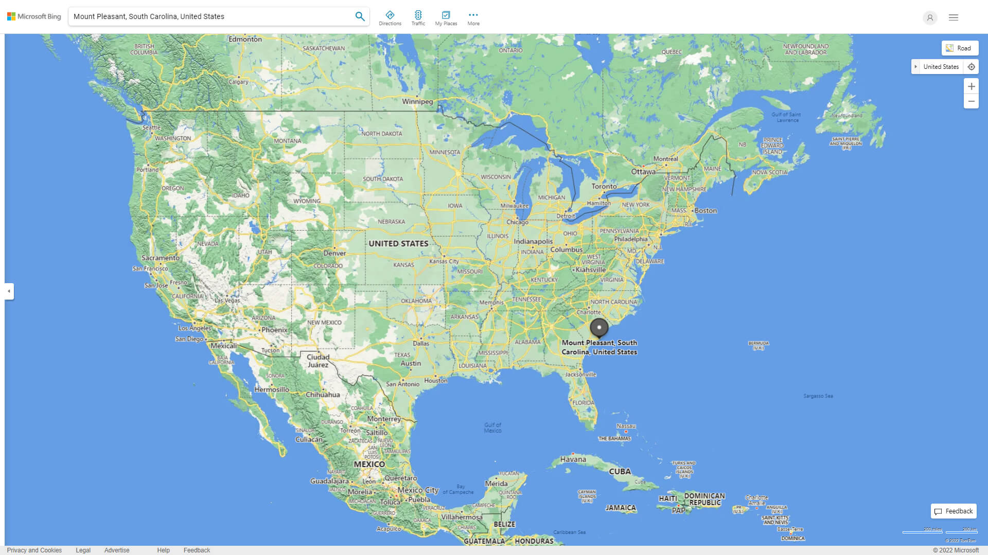Mount Pleasant, South Carolina Map