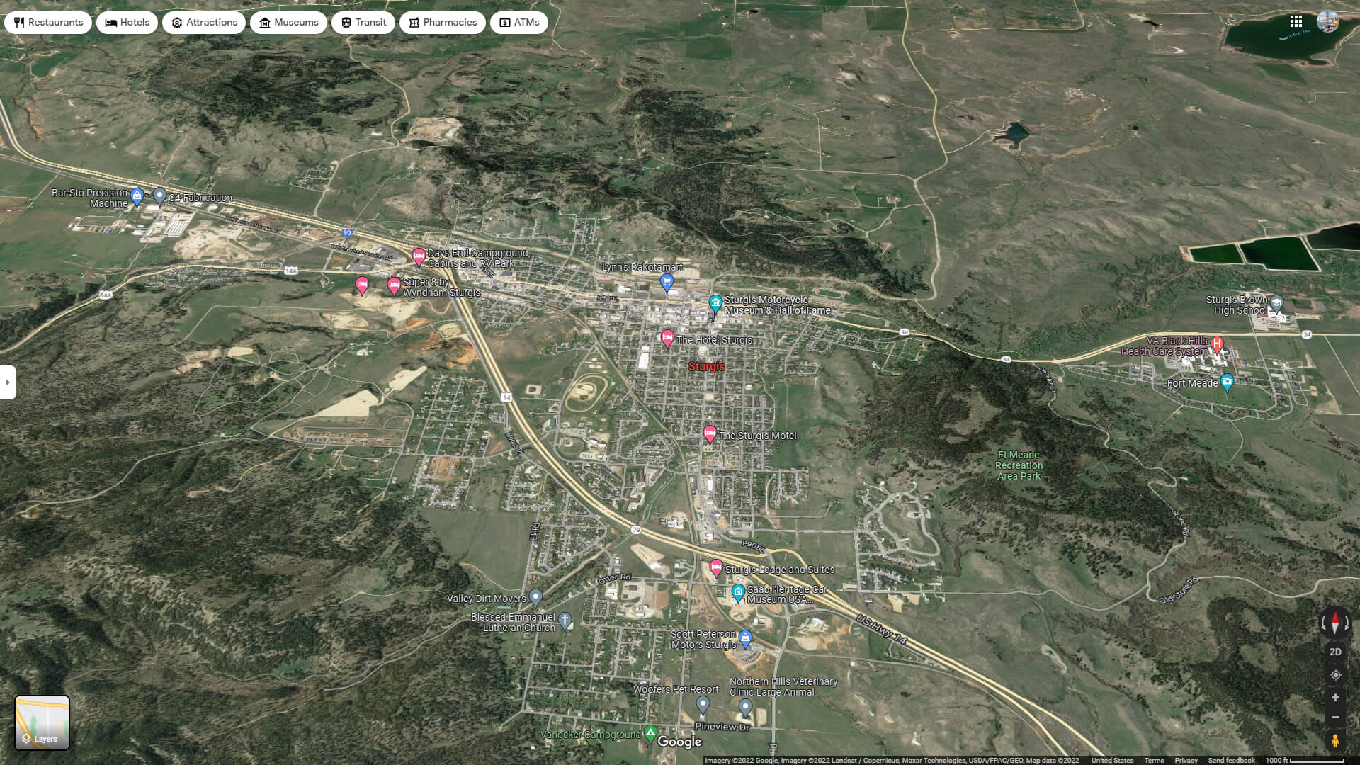 Sturgis South Dakota Map - United States