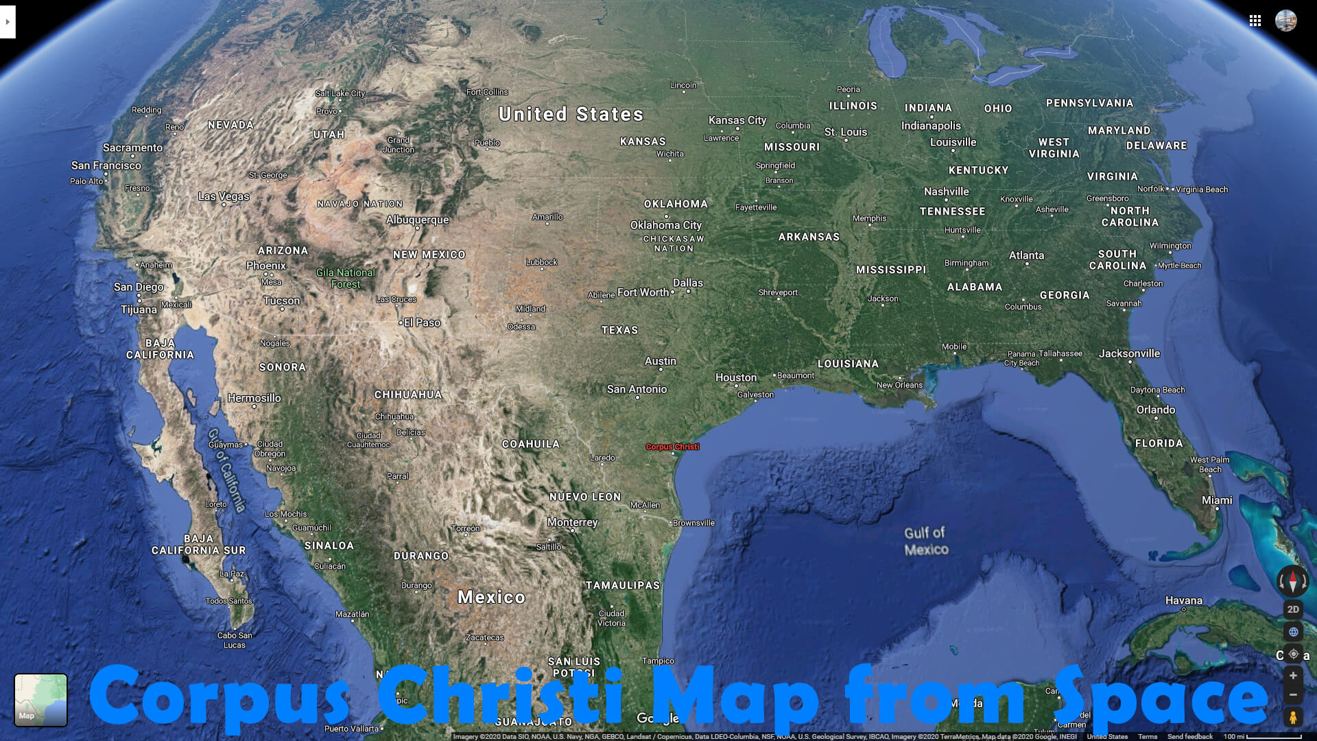 Corpus Christi Texas Map - United States