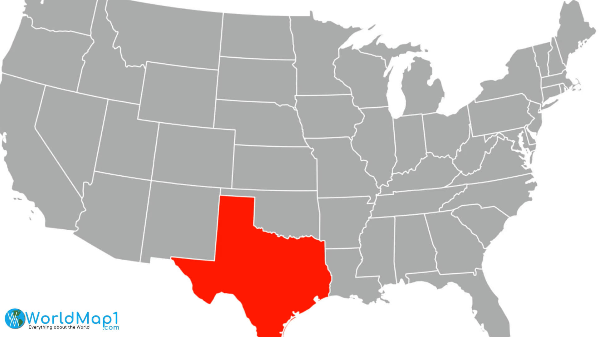Where is Located Texas in the US and Cities Map of Texas