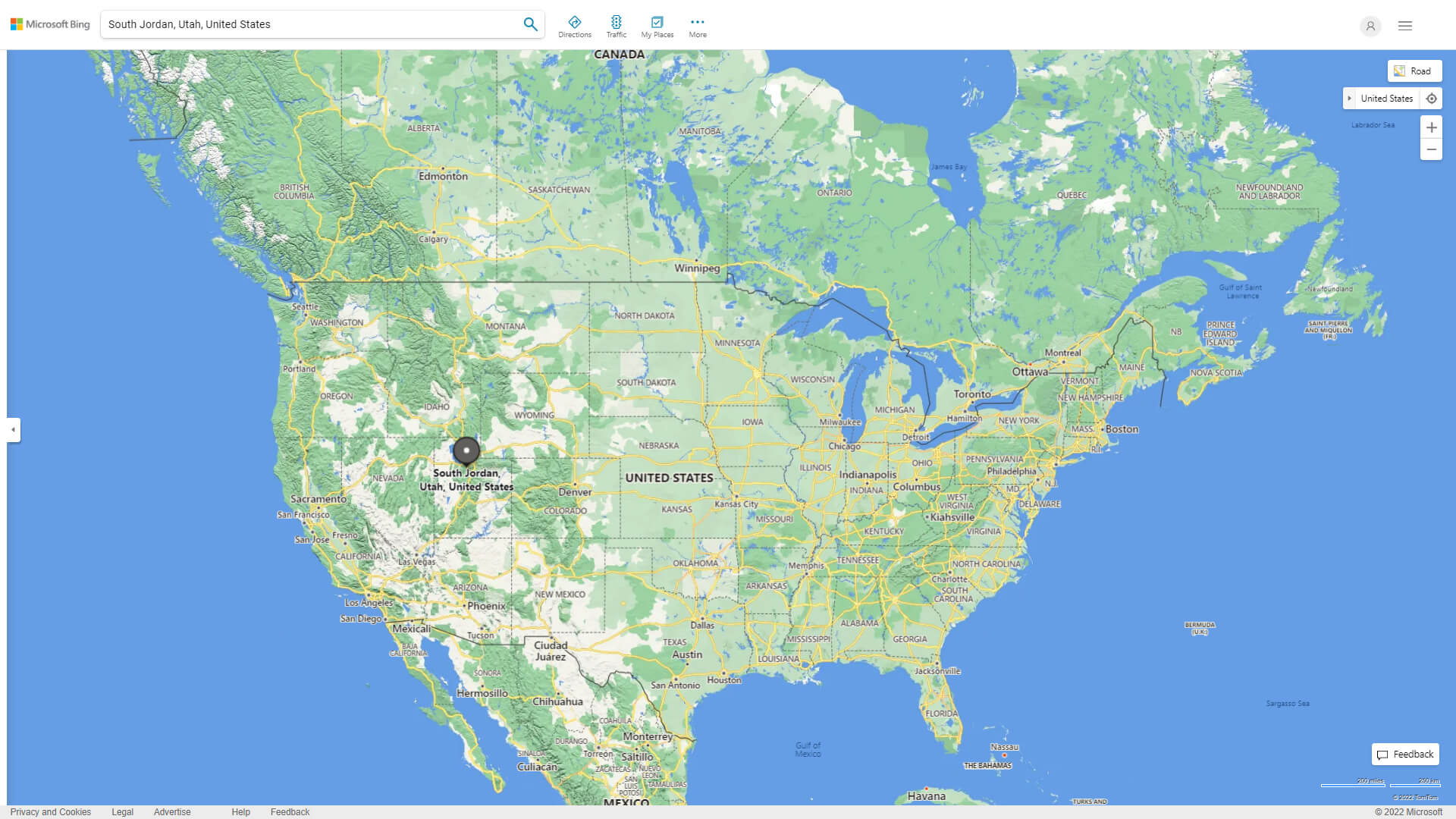 South Jordan, Utah Map