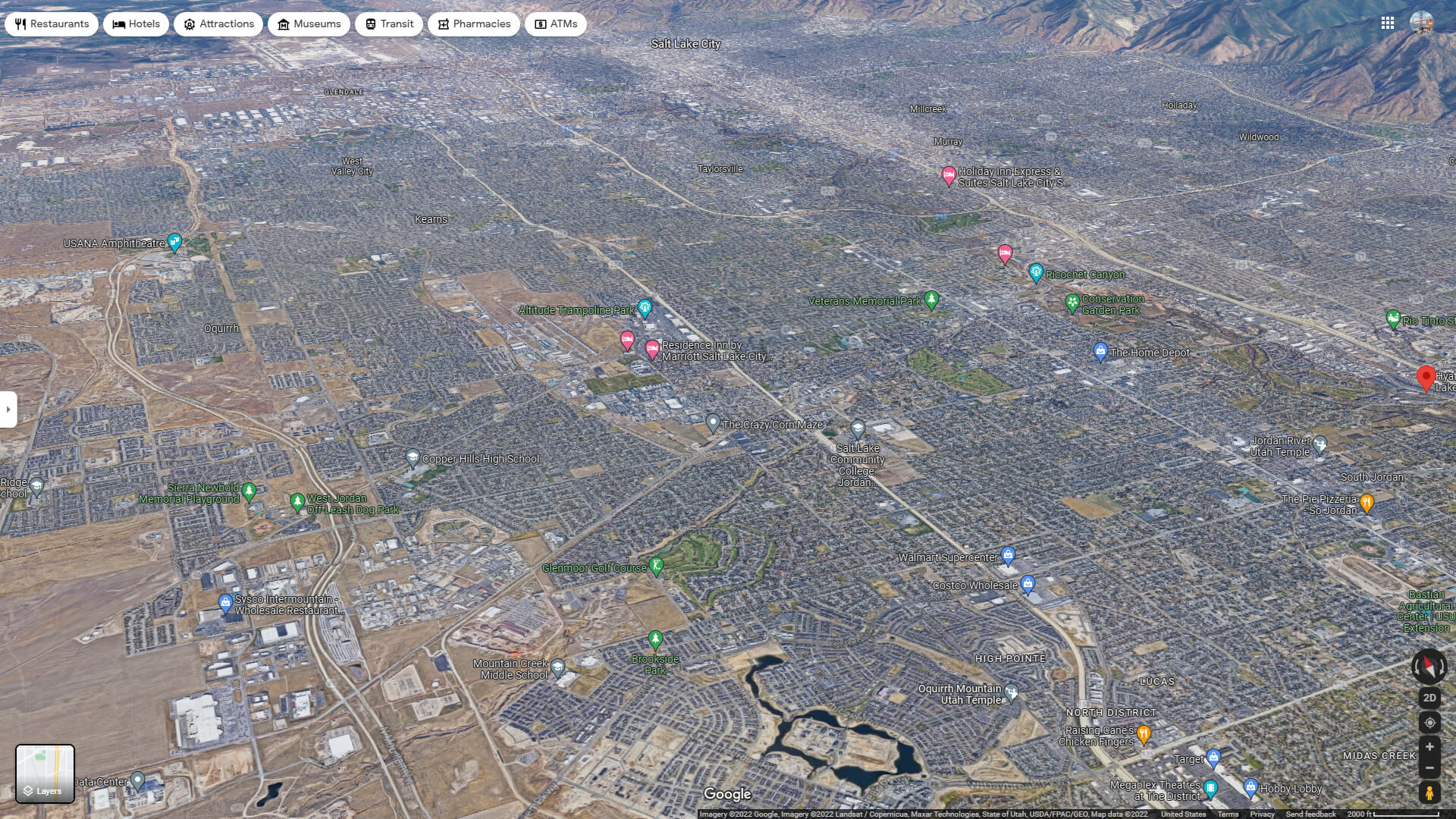 West Jordan, Utah Map