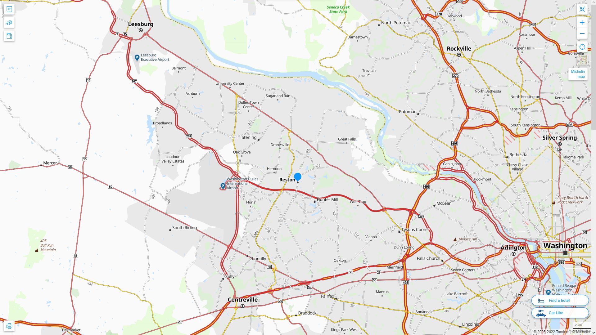 Reston Virginia Map - United States