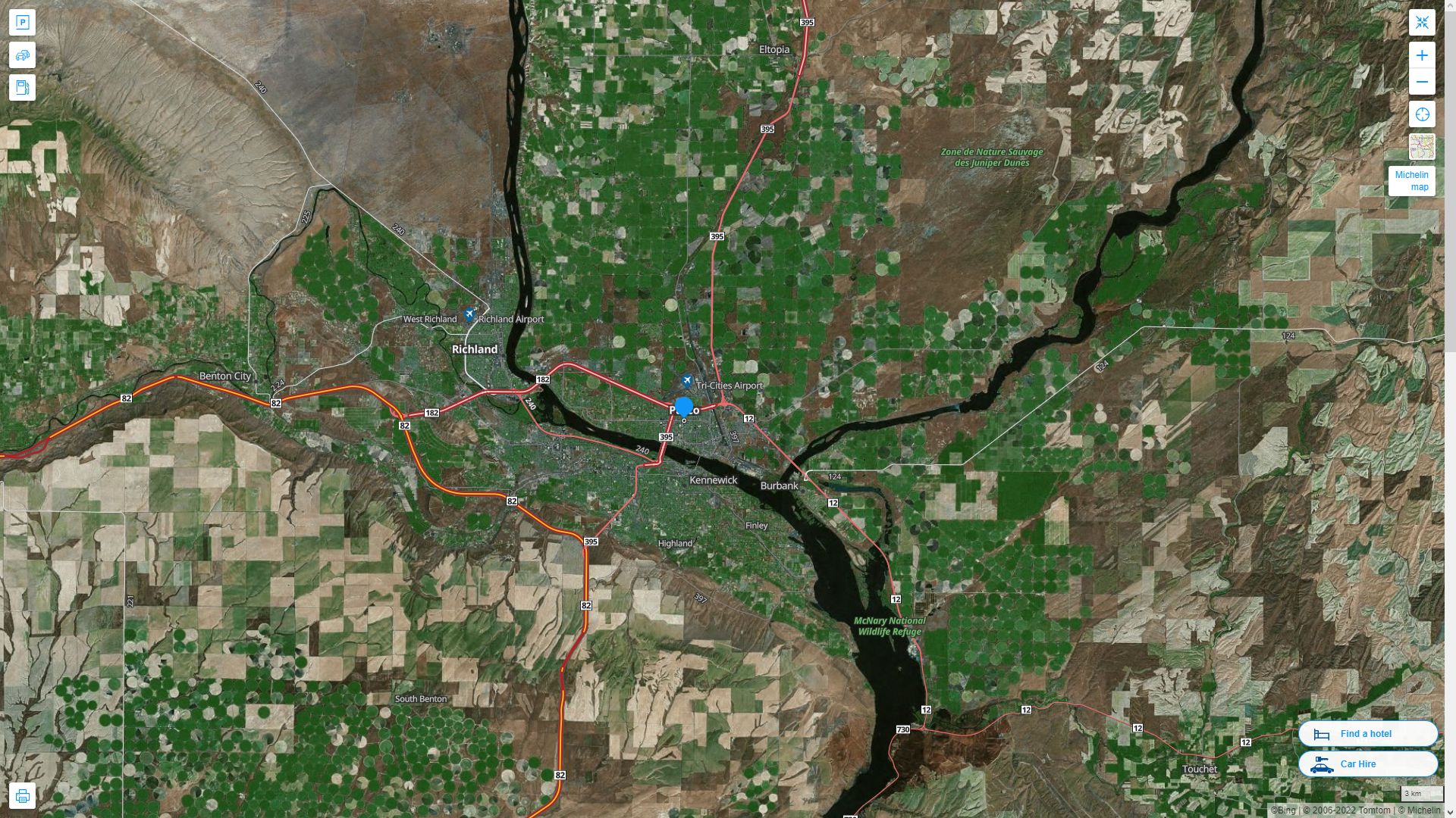 Pasco Washington Map - United States