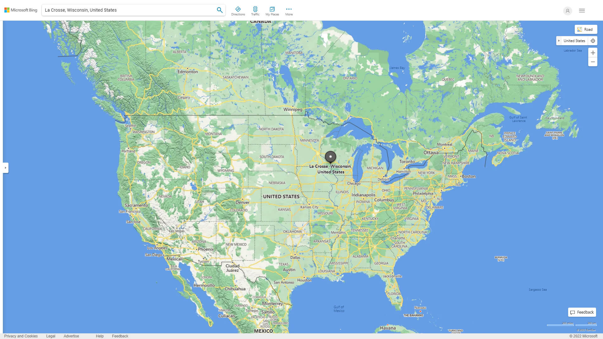 La Crosse Wisconsin Map - United States