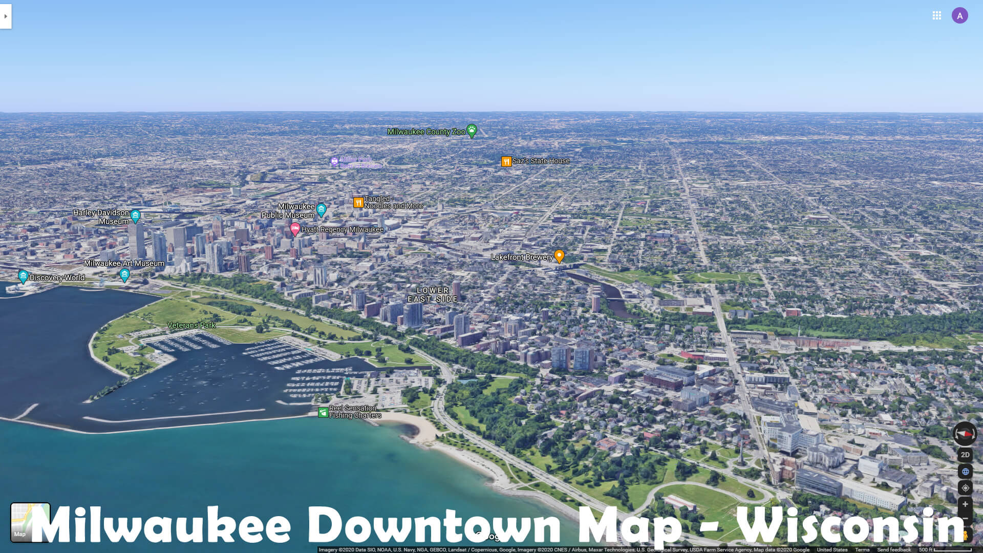 Milwaukee, Wisconsin Map