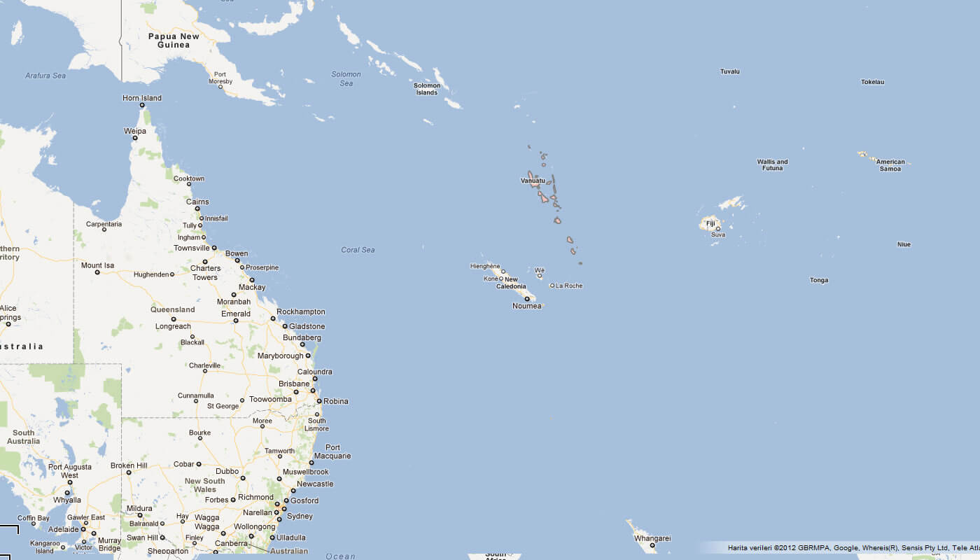 Vanuatu Map - Vanuatu