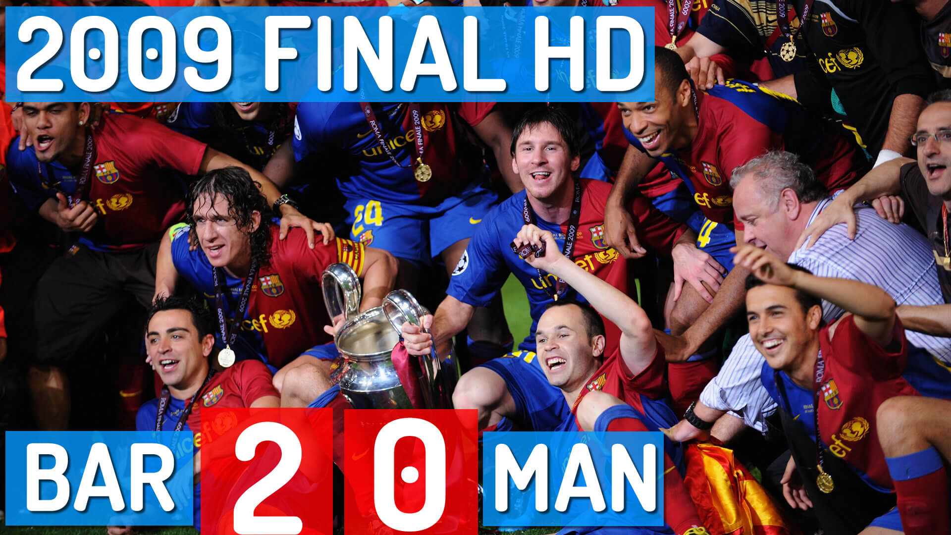 Messi vs Ronaldo in 2009 UEFA Champions League Final