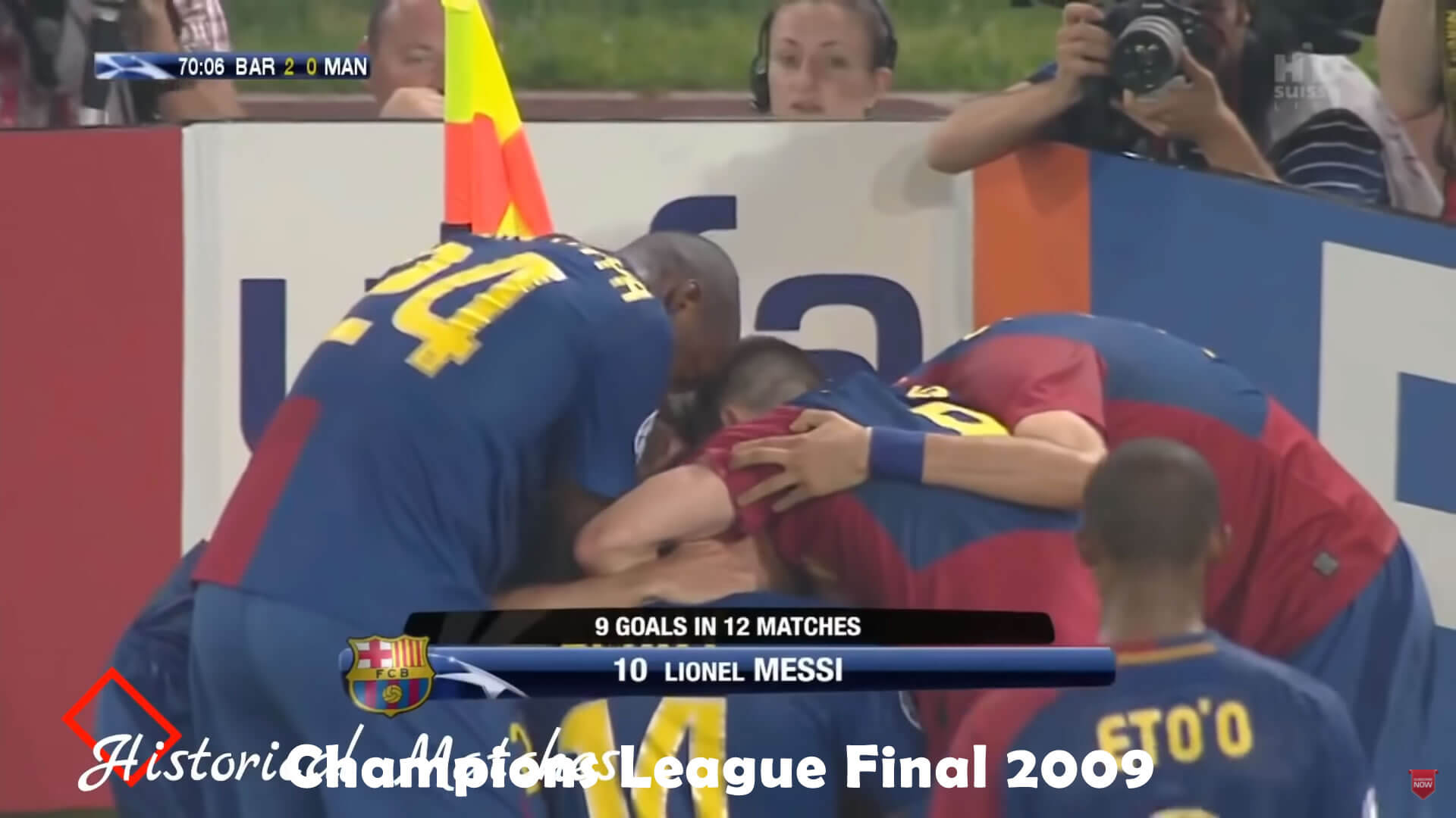 Messi vs Ronaldo in 2009 UEFA Champions League Final